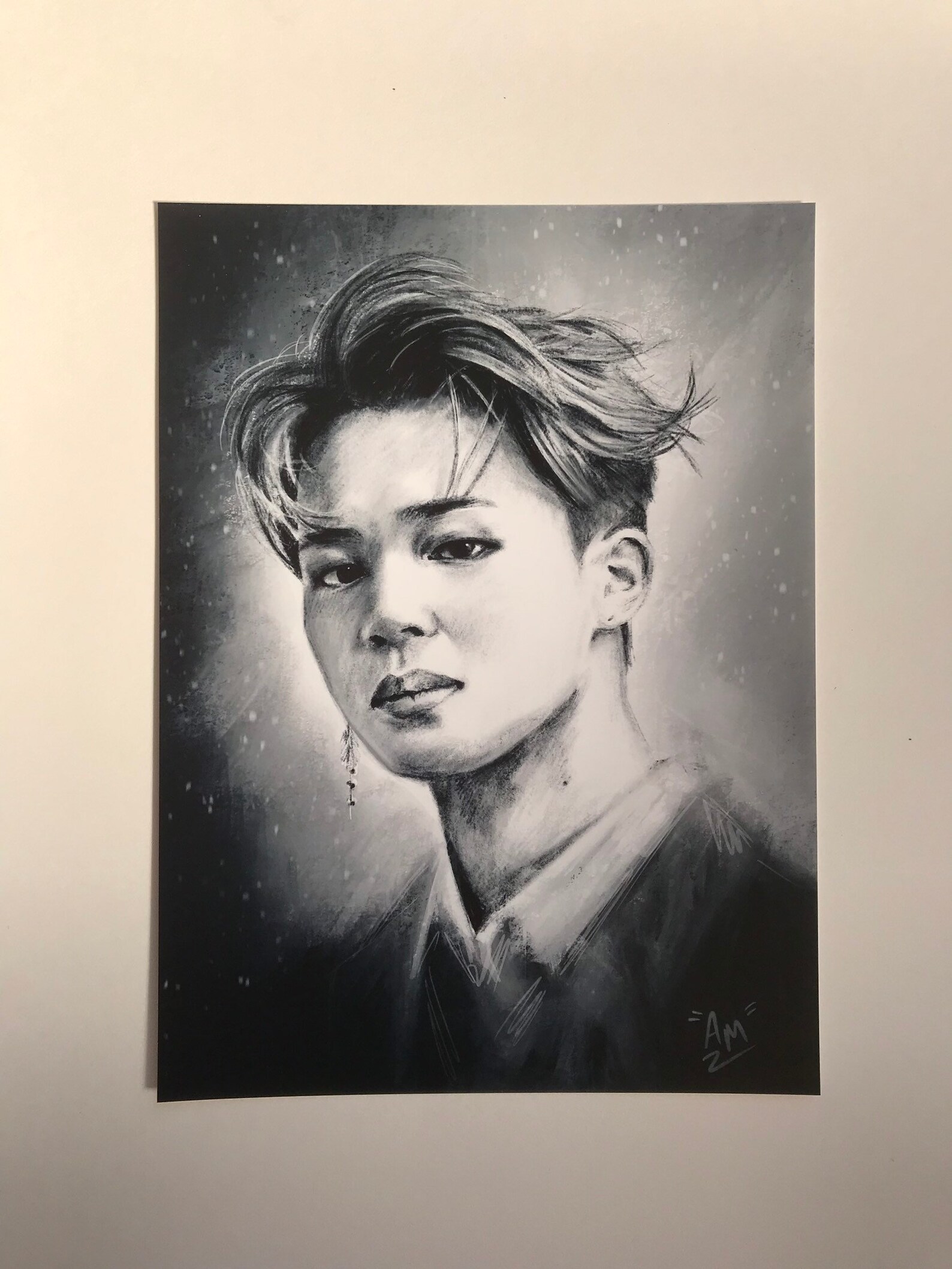Jimin Portrait Art Print - Etsy