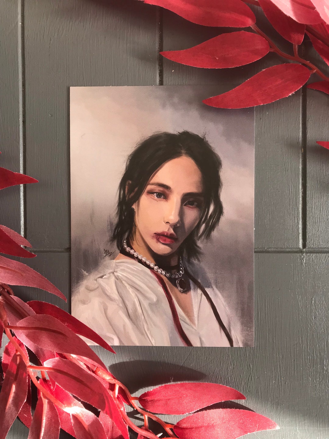 Stray Kids Hyunjin Vampire Postcard Art Print - Etsy