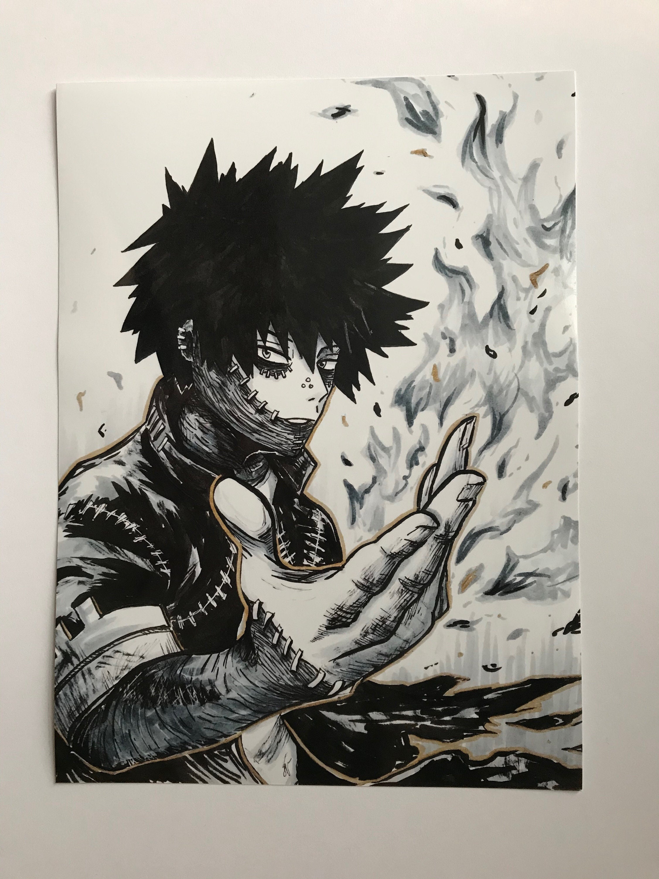 Dabi Shikishi Art Print - Etsy UK