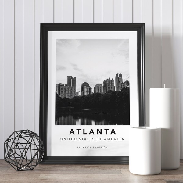 Atlanta Print - Etsy