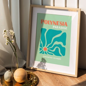 Polynesia Print, French Polynesia Wall Art, Printable Wall Art, Beach ...