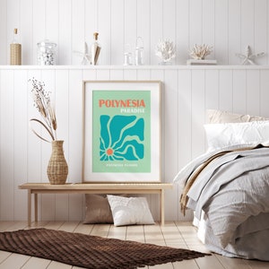 Polynesia Print, French Polynesia Wall Art, Printable Wall Art, Beach ...