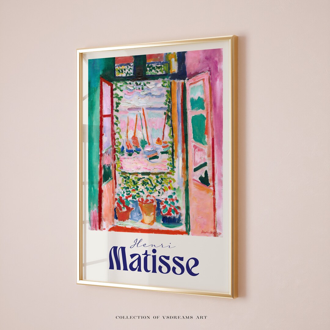 Matisse Open Window Poster, Matisse Print, Matisse Wall Art, Matisse ...