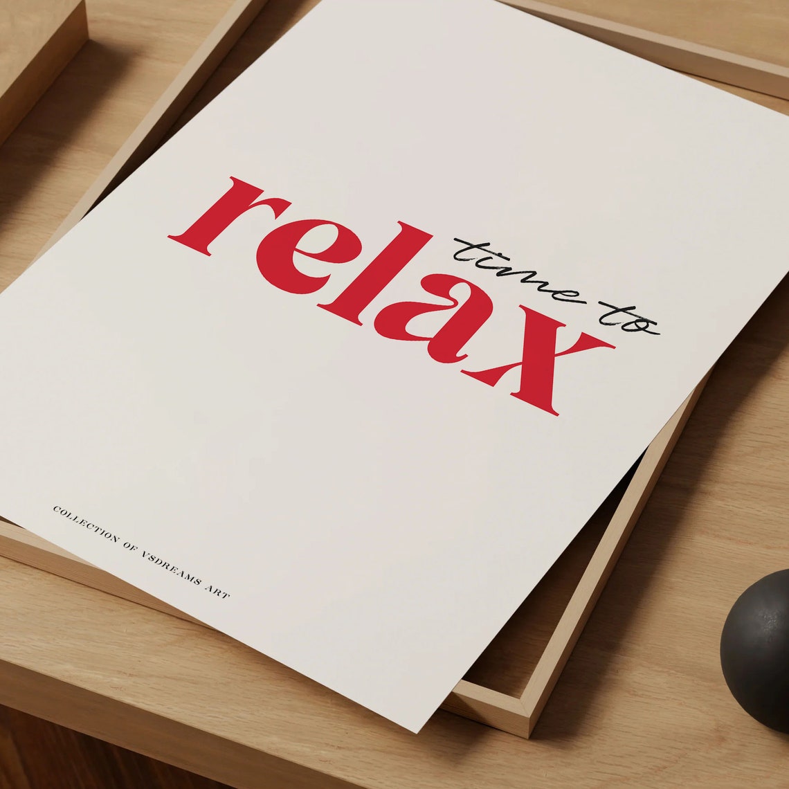 Relax Time Wall Art, Relax Print, Printable Relax Poster, Motivational ...