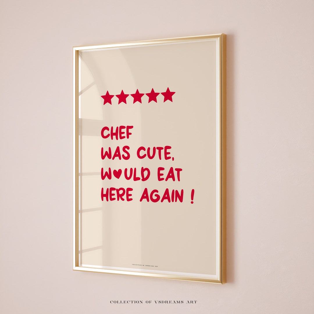 Kitchen Poster, Aesthetic Kitchen Decor, Cute Cooking Art, Kitchen Wall ...
