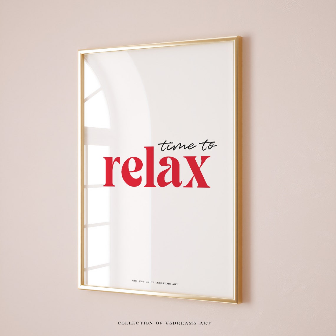 Relax Time Wall Art, Relax Print, Printable Relax Poster, Motivational ...