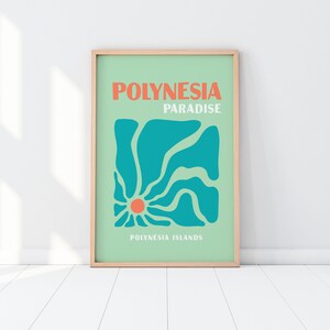 Polynesia Print, French Polynesia Wall Art, Printable Wall Art, Beach ...