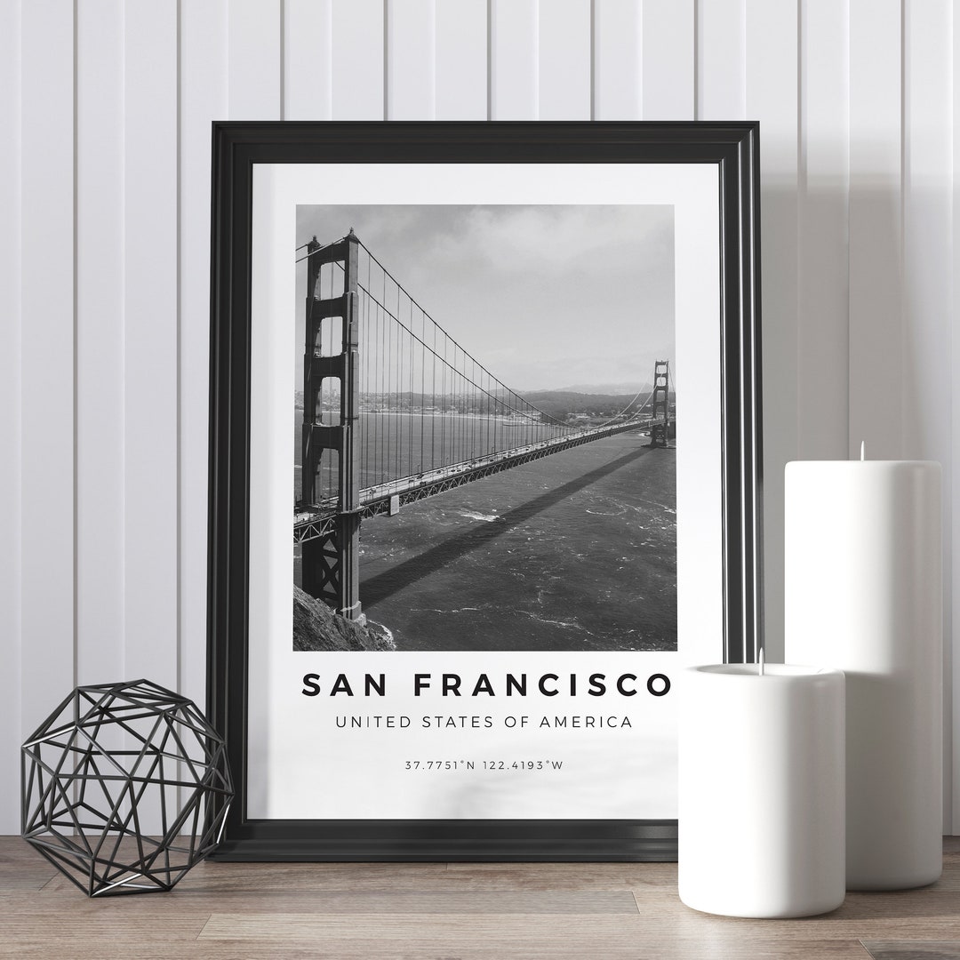 Golden Gate Wall Art, Golden Gate Prints Golden Gate Bridge, San ...