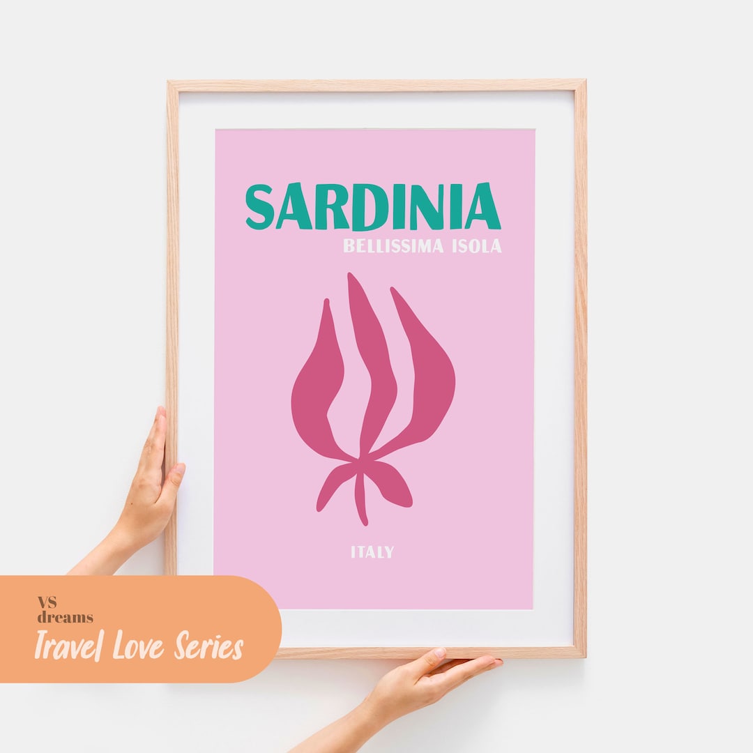 Sardinia Print, Italy Prints, Printable Sardinia Wall Art, Beach Prints ...