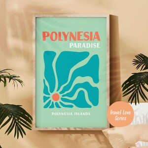 Polynesia Print, French Polynesia Wall Art, Printable Wall Art, Beach ...