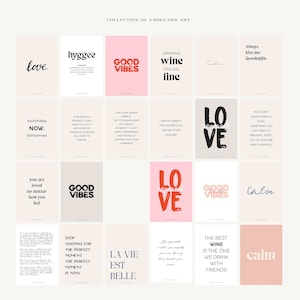 Pastel Tone Prints, Quote Wall Art, Text Print, Soft Color Typography ...