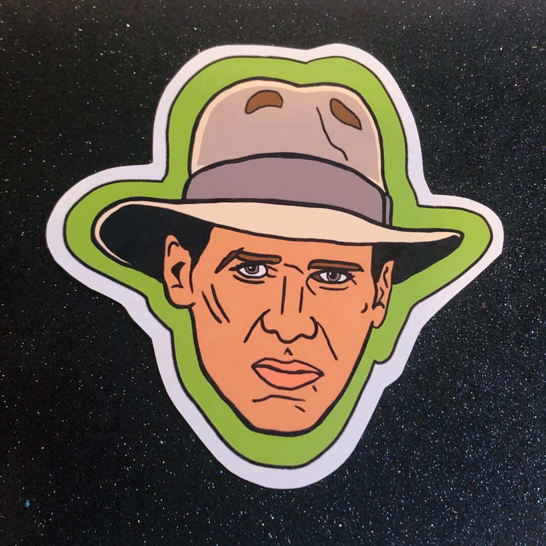 Large Sticker 10cm, Harrison Ford, Vinyl Sticker Laptop Sticker, iPad ...