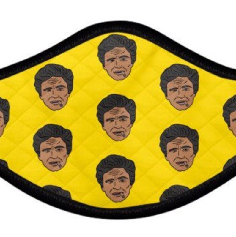 Peter Falk as Lt. Columbo Face Mask Washable | Etsy