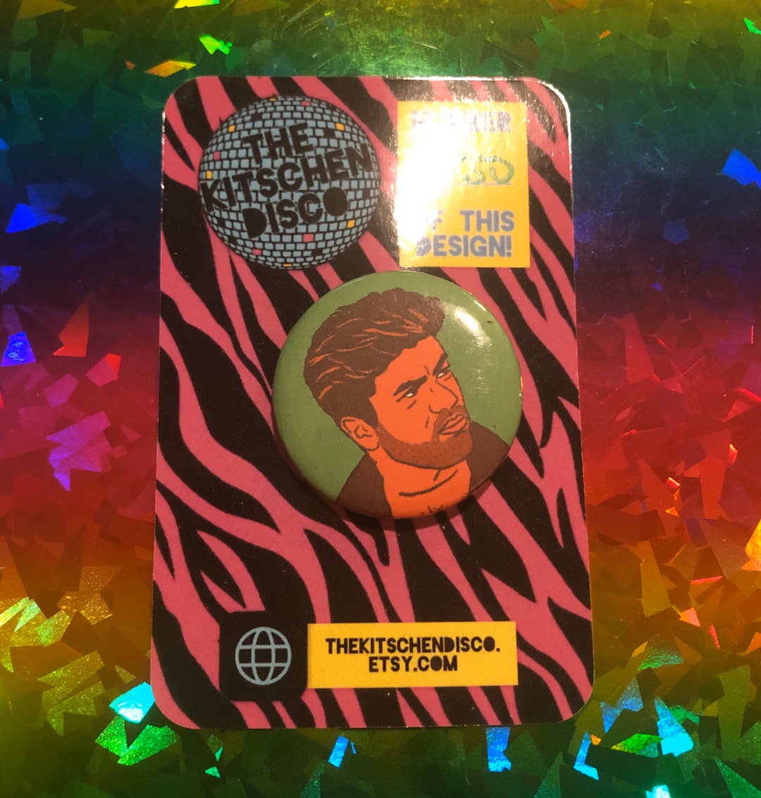 George Michael Badge, Wham Badge, Button Badge, Art Pin, Badges and ...