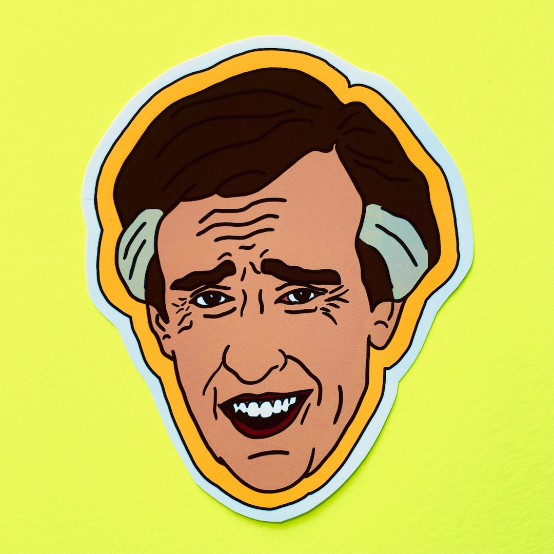 A-haaaa! Alan Partridge Art Sticker! Large Vinyl Sticker or Decal ...