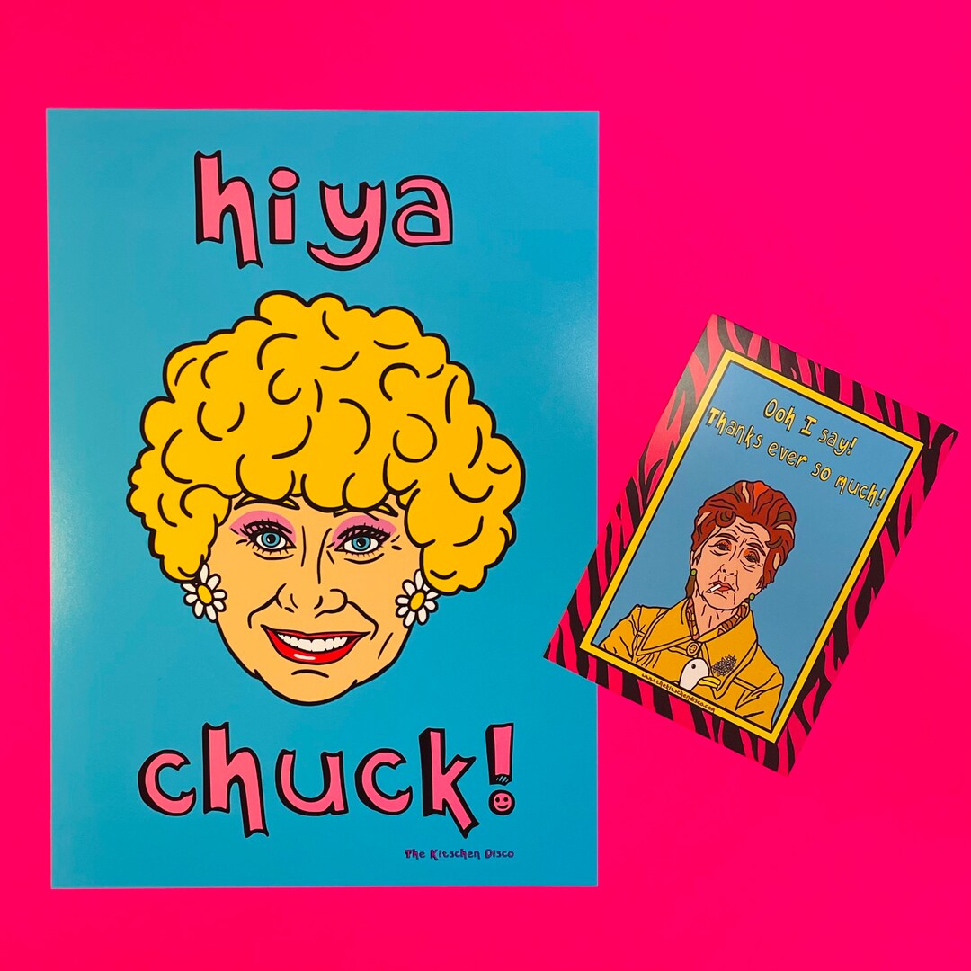 Vera Duckworth, Colourful, Unframed, Wall Art Print A4, A5 - Etsy