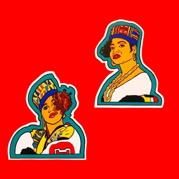 Push It Stickers Large Illustrated Vinyl Stickers or Decals - Etsy