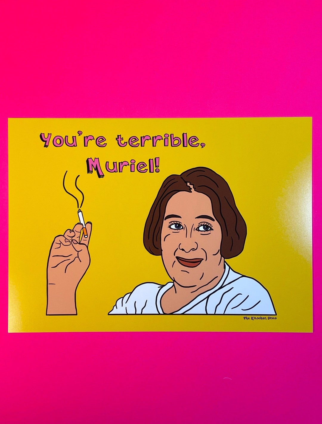 Youre Terrible Muriel Muriels Wedding Fun Wall Art - Etsy.de