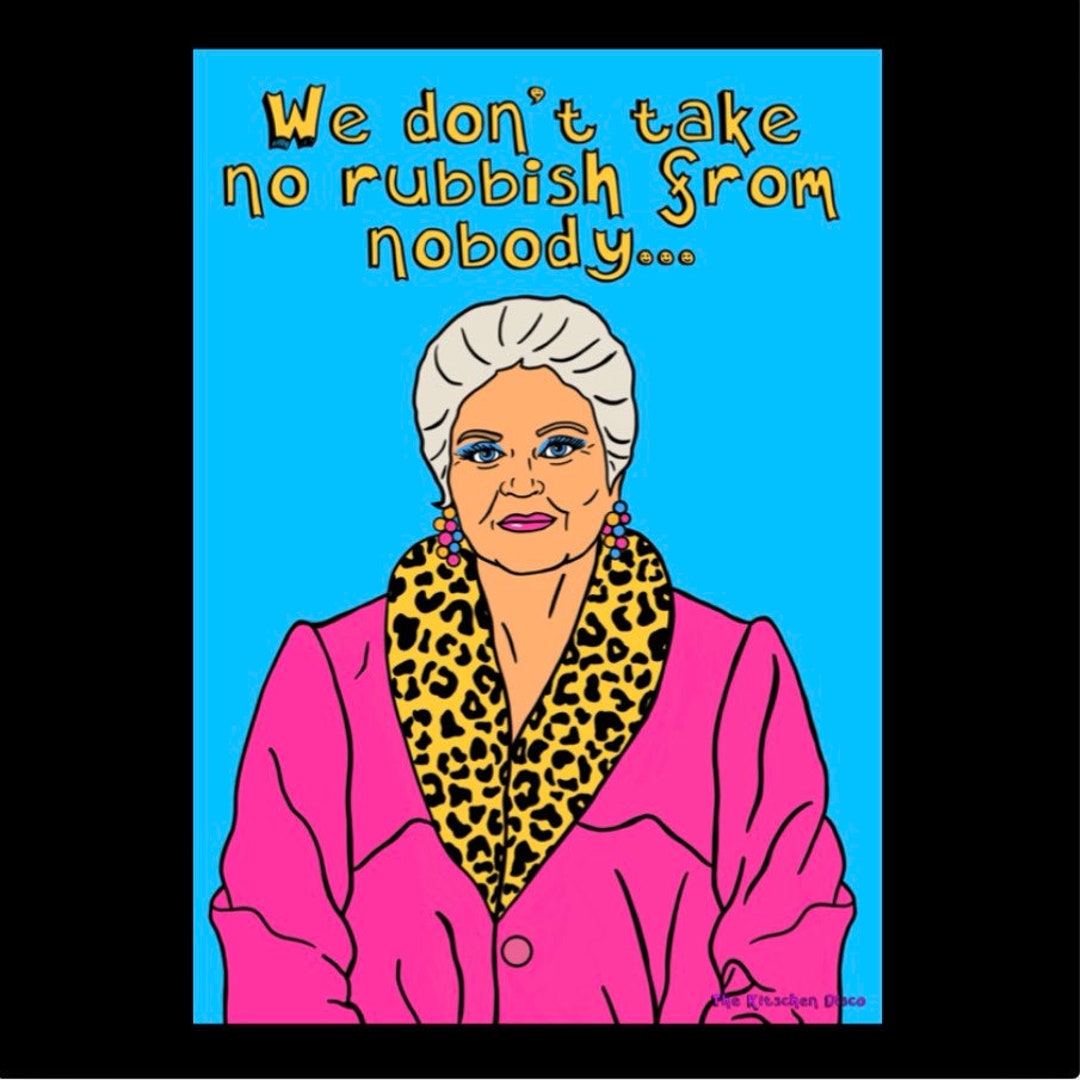 Pat Butcher Unframed Art Print badass Pat A4 Prints A5 - Etsy
