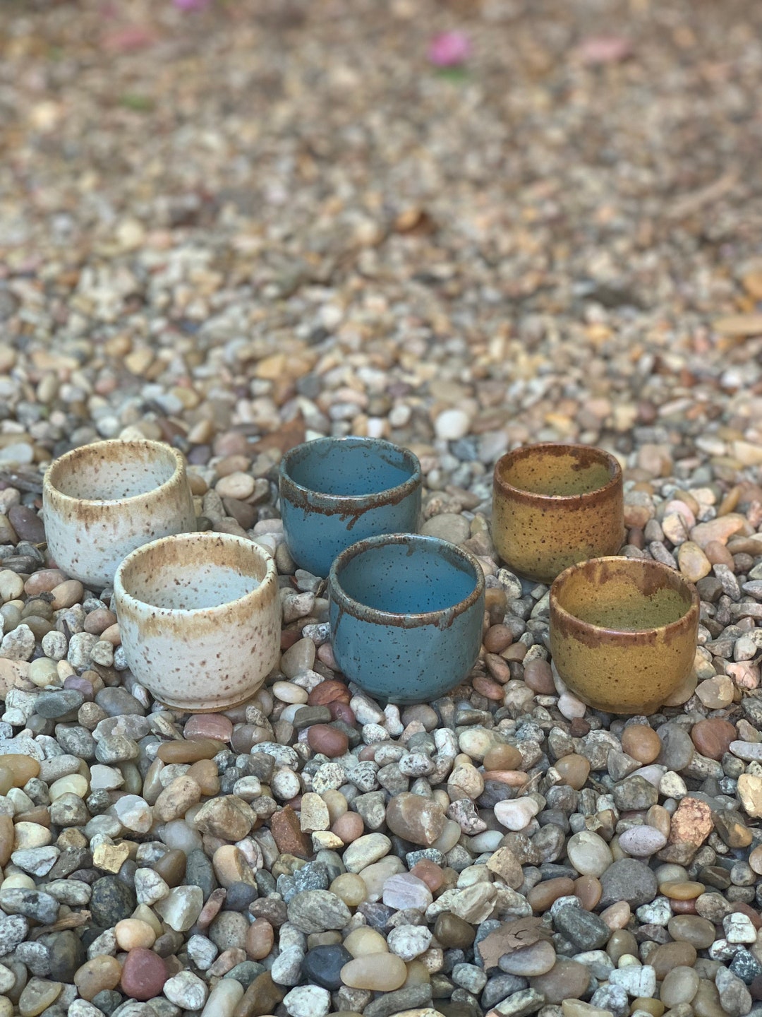 Handmade Ceramic Espresso Shot Glasses: Colorful Glazed Pottery - Etsy
