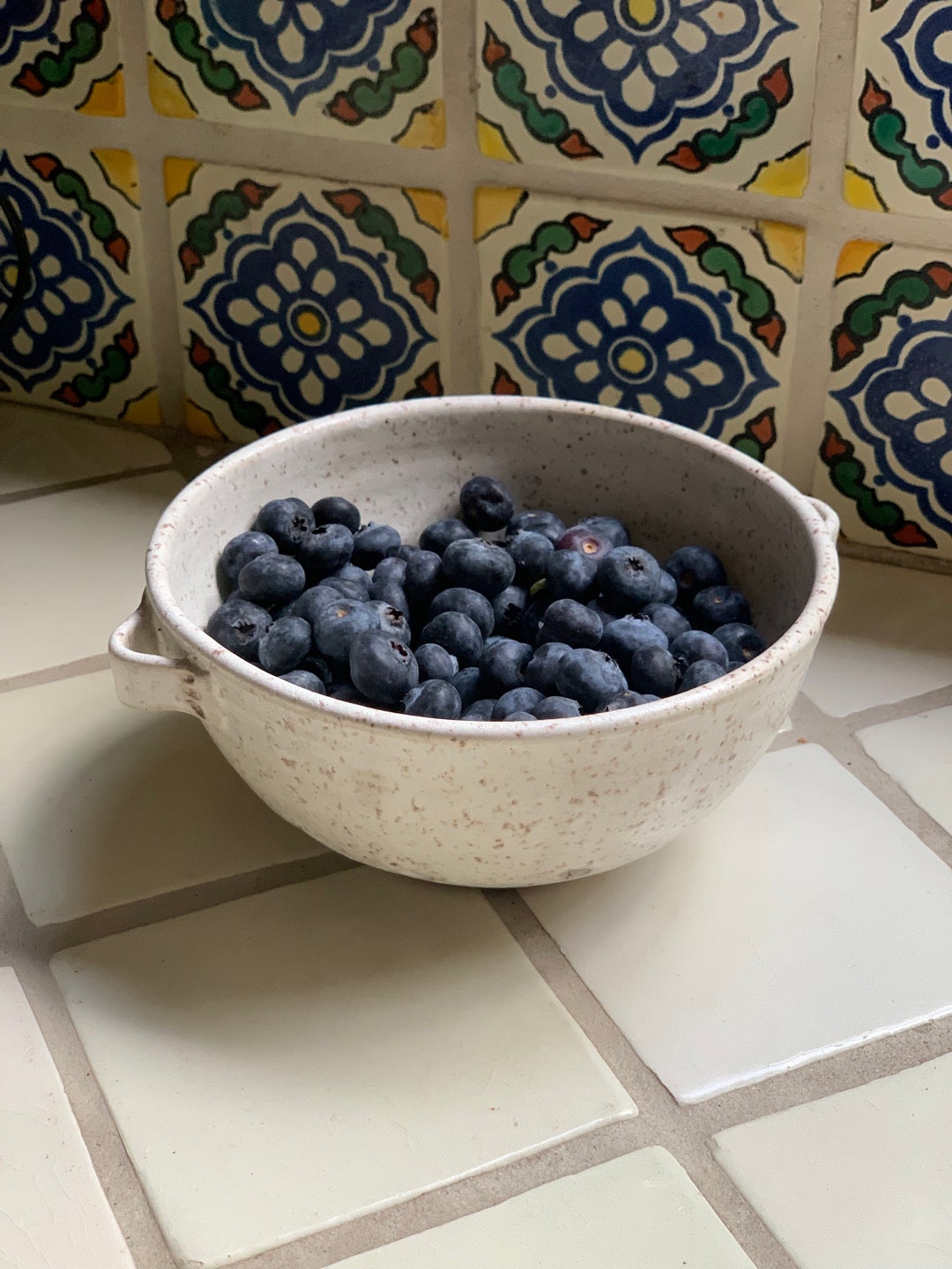 Handmade Ceramic Colander: Berry Bowl, Fruit Strainer - Etsy