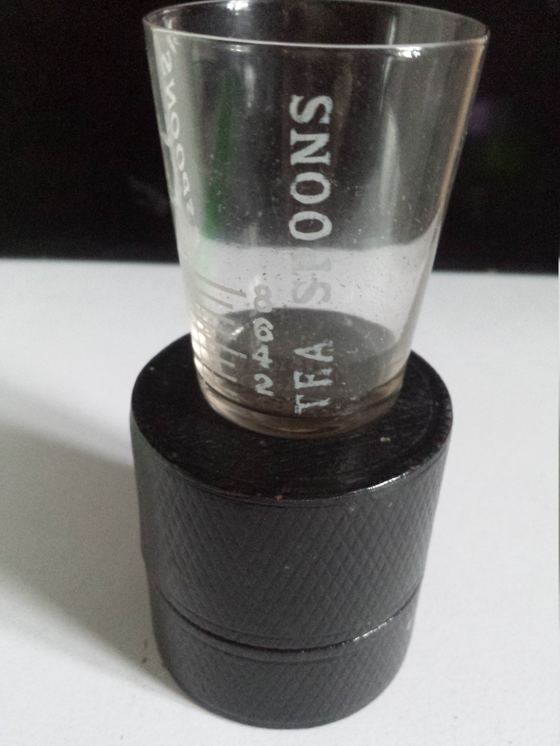 Graduated Medicine Glass in Original Leather Box, 7 Cms. Tall - Etsy Canada