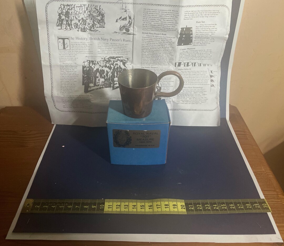 Royal Navy Tot Measure - Etsy UK