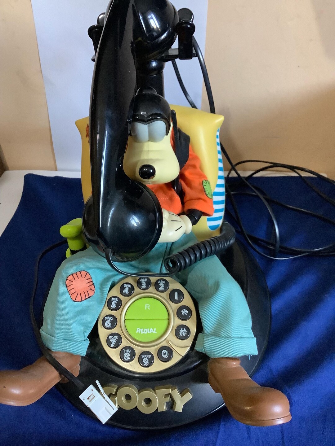 Disney Goofy Talking Telephone Telemania 1980 - Etsy