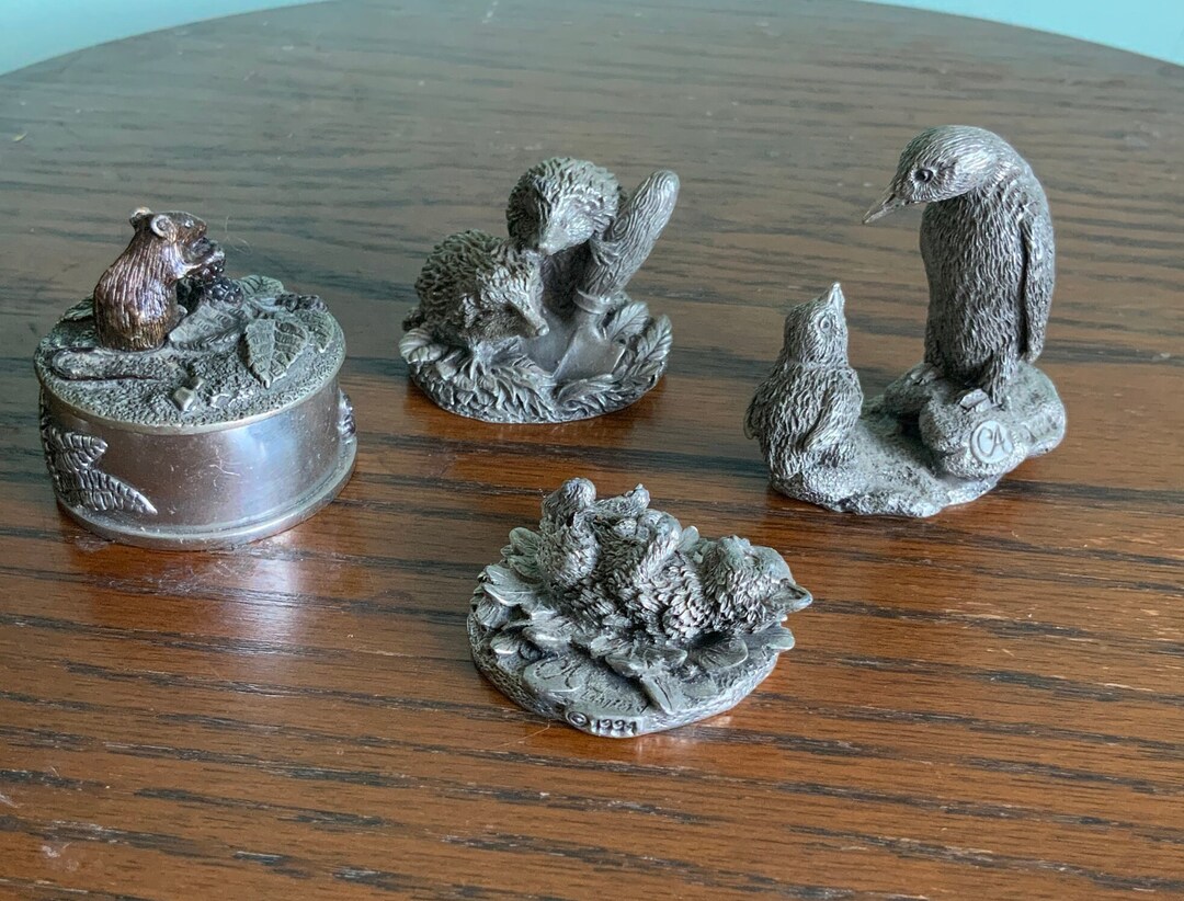 Country Artists Royal Selangor Pewter Animals - Etsy