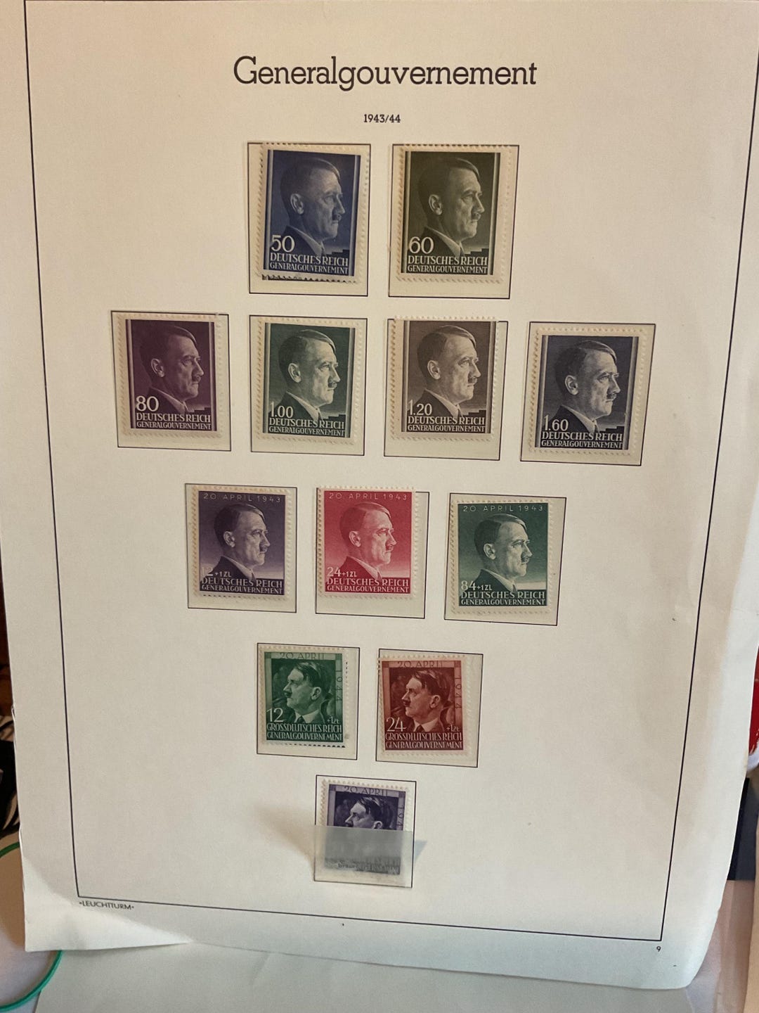 Generalgovernment German Occupation Stamps - Etsy