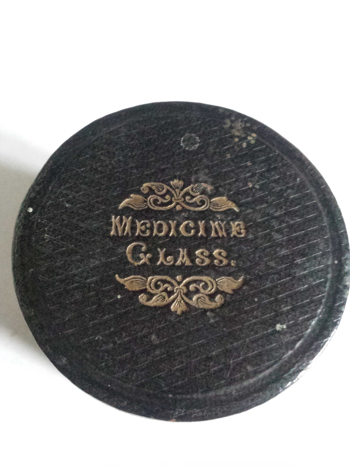 Graduated Medicine Glass in Original Leather Box, 7 Cms. Tall - Etsy Canada