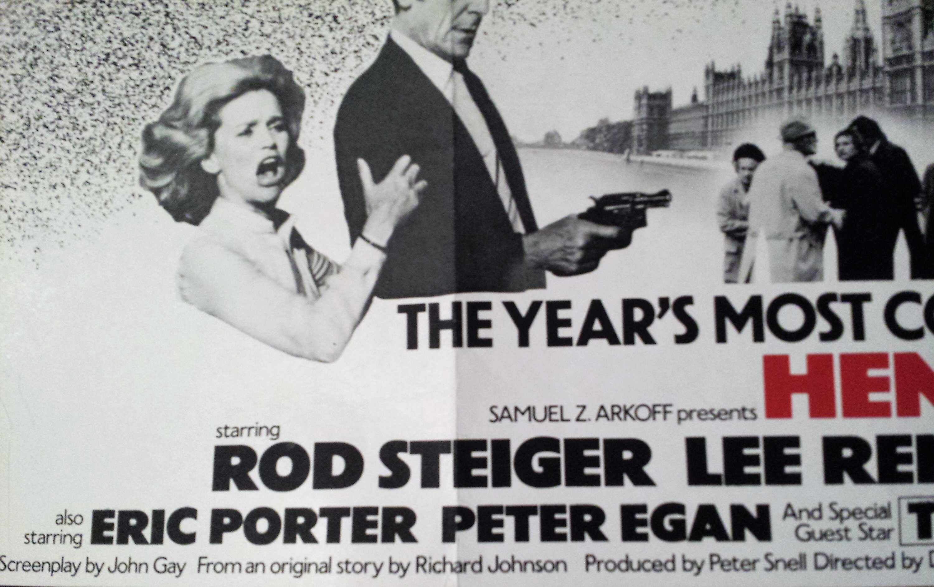 Original Movie Poster, Hennessy, Quad Size, Rod Steiger, Lee Remick - Etsy