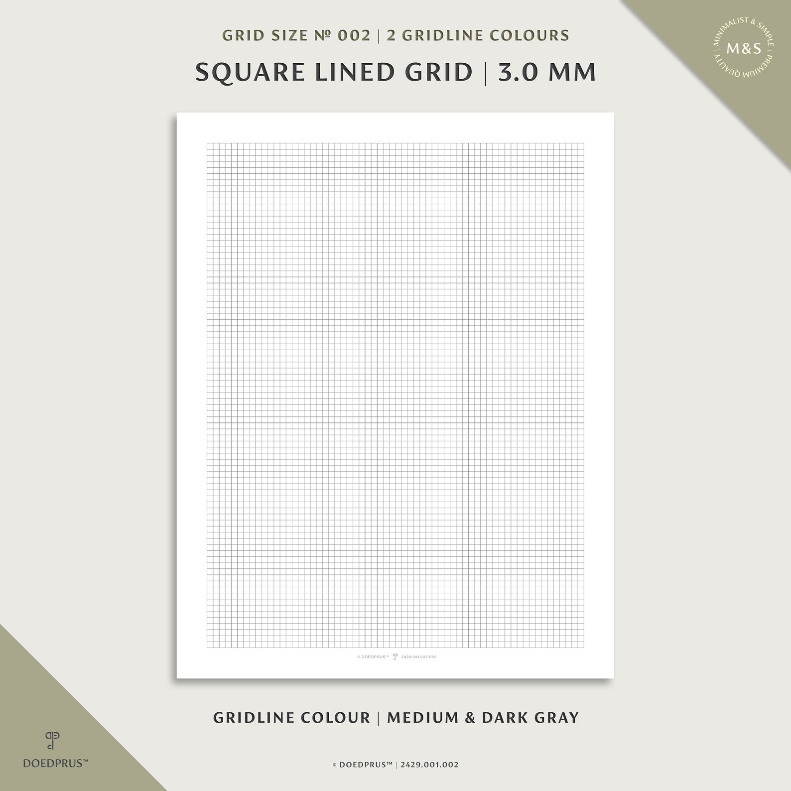 Simple Lined Grid Sheets Graph Paper - Etsy