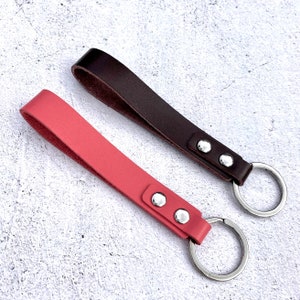 Personalised Leather Keyring, Custom Car Keychain, Personalised Gift ...