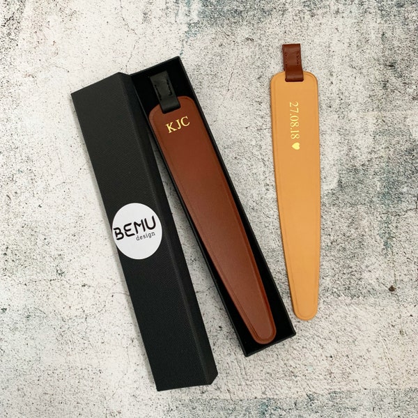 Monogrammed Bookmark - Etsy