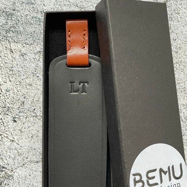 Leather Bookmark - Etsy