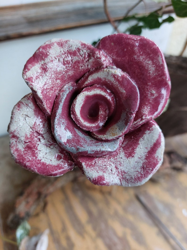 Hand-made Ceramic Roses - Etsy