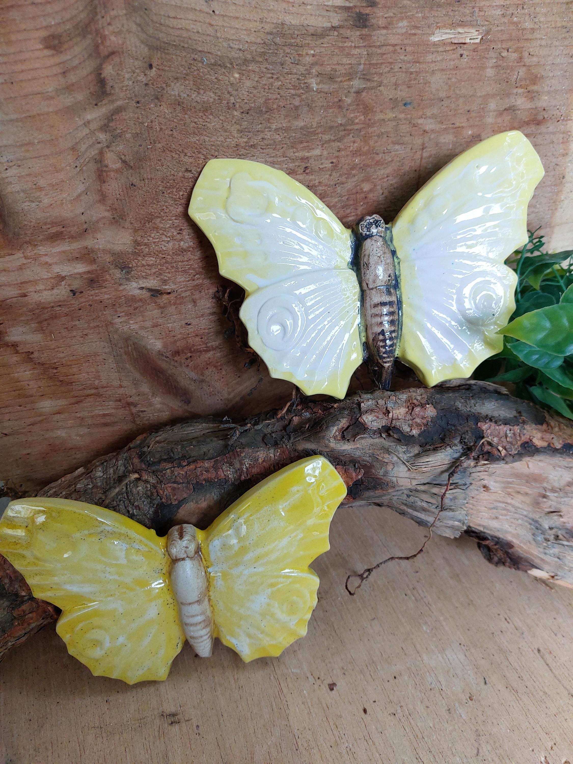 Ceramic Butterfly Set of 2 - Etsy
