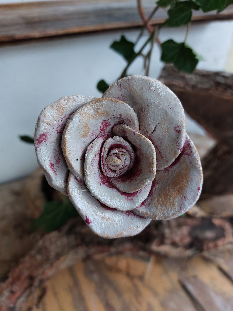 Hand-made Ceramic Roses - Etsy