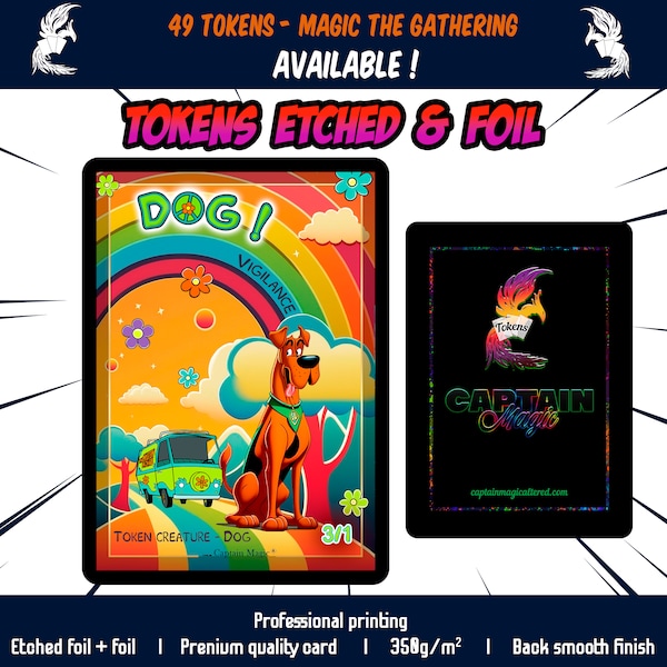 Dog Mtg Token - Etsy