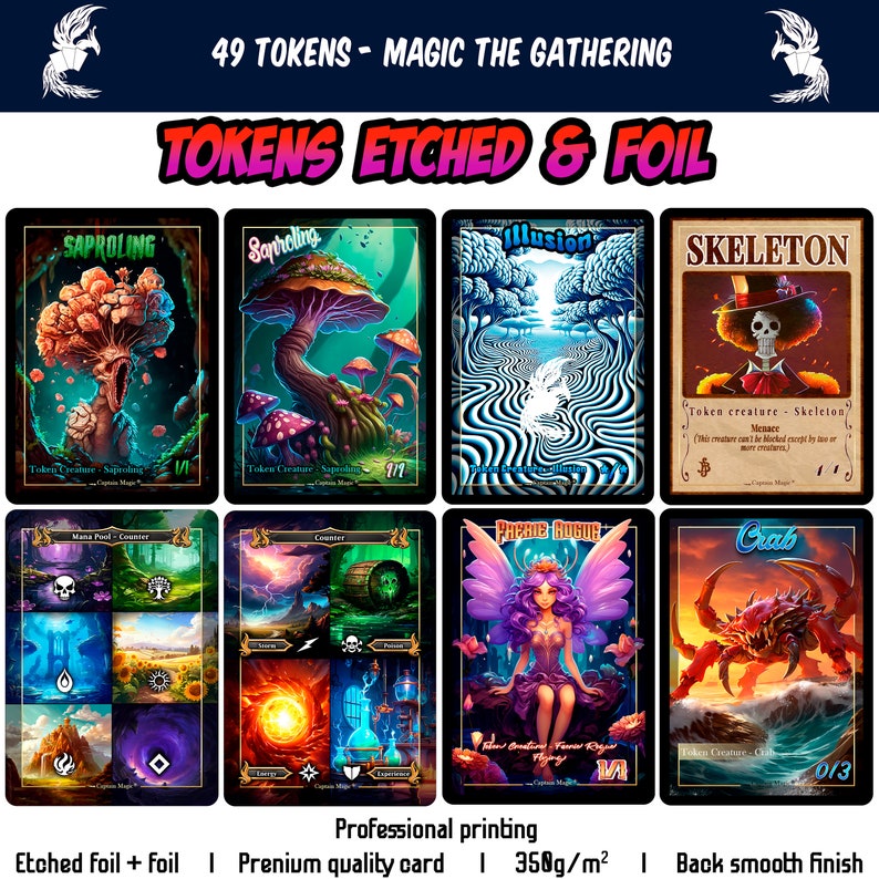 Pick 11 Tokens of Your Choice Lot De 11 Tokens MTG Magic the Gathering ...