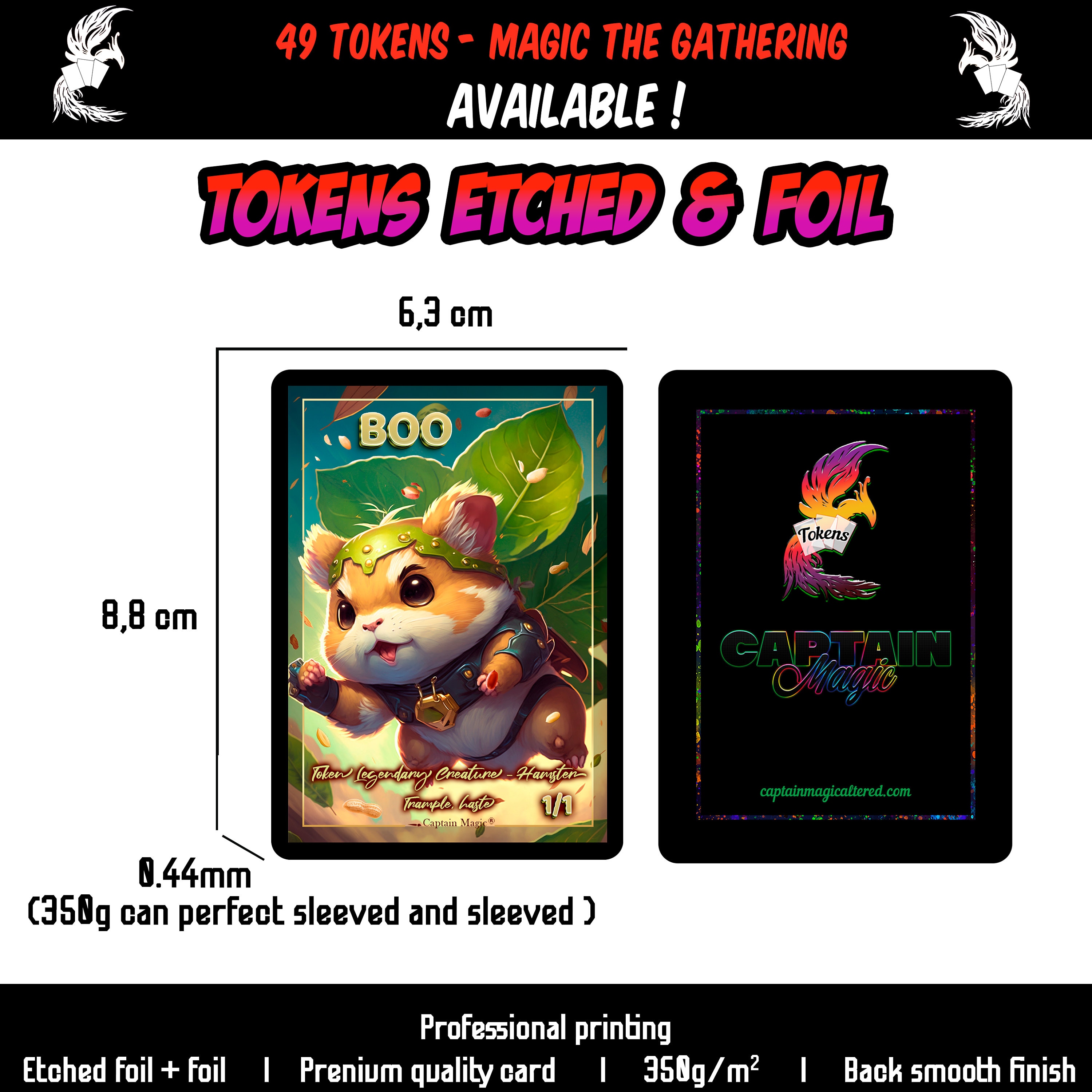 Boo Token (1/1) Trample, Haste - Bouh Jeton - MTG - Magic the Gathering ...