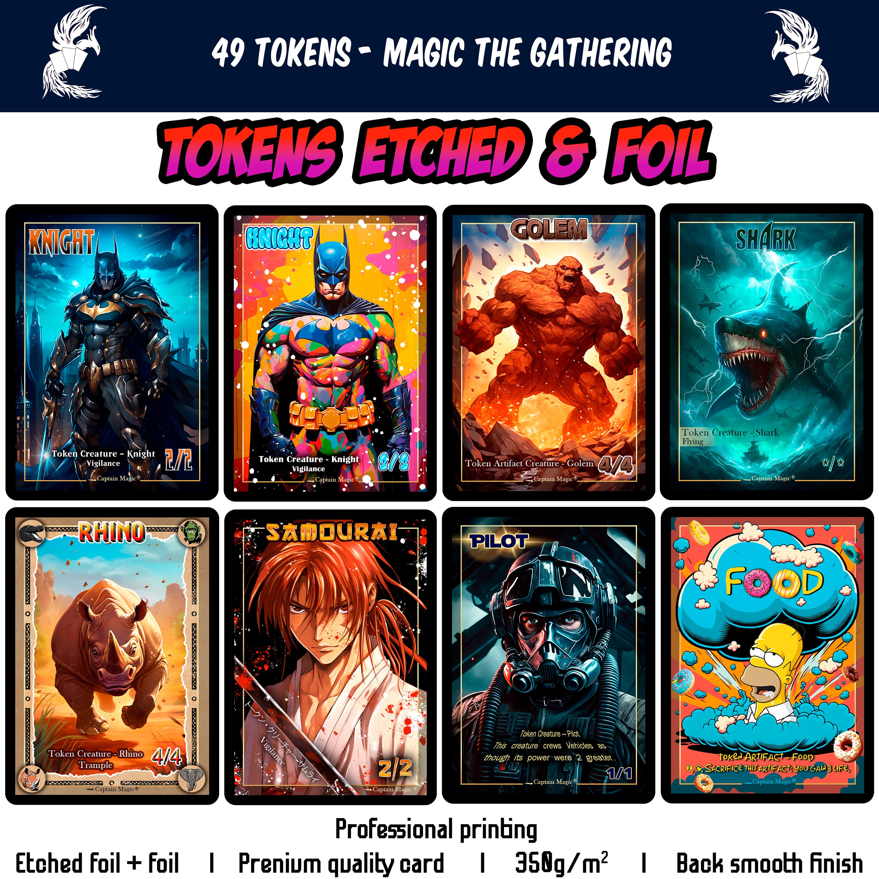 Pick 11 Tokens of Your Choice Lot De 11 Tokens MTG Magic the Gathering ...