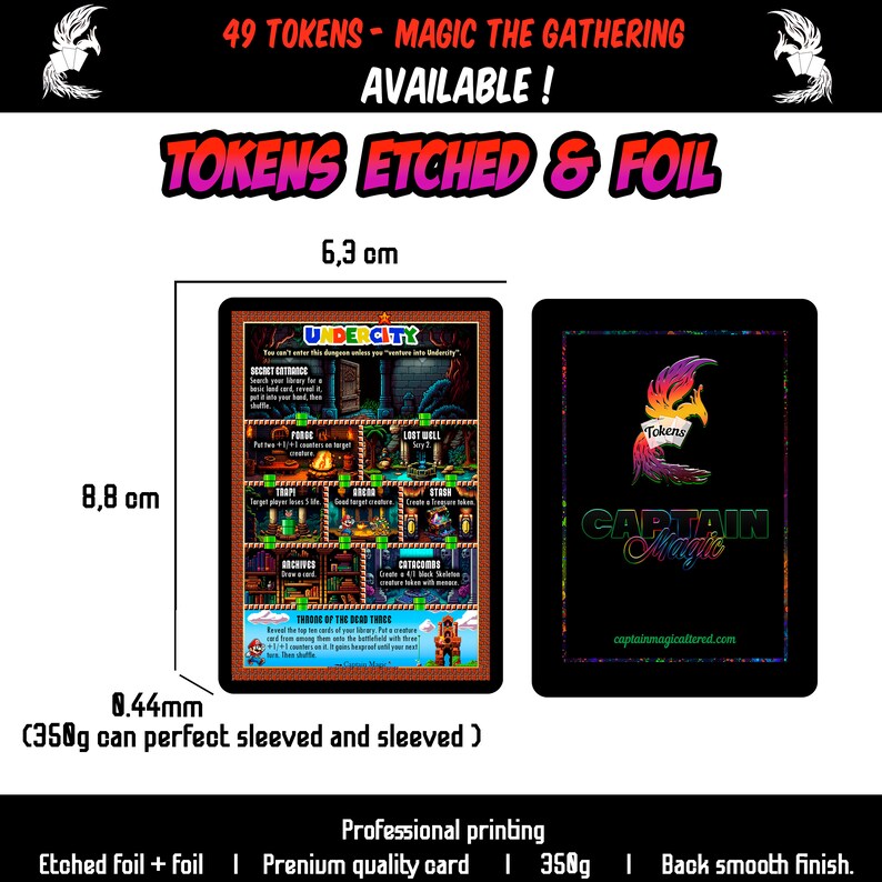 Undercity Token - Les Souterrains Jeton - MTG - Magic the Gathering ...