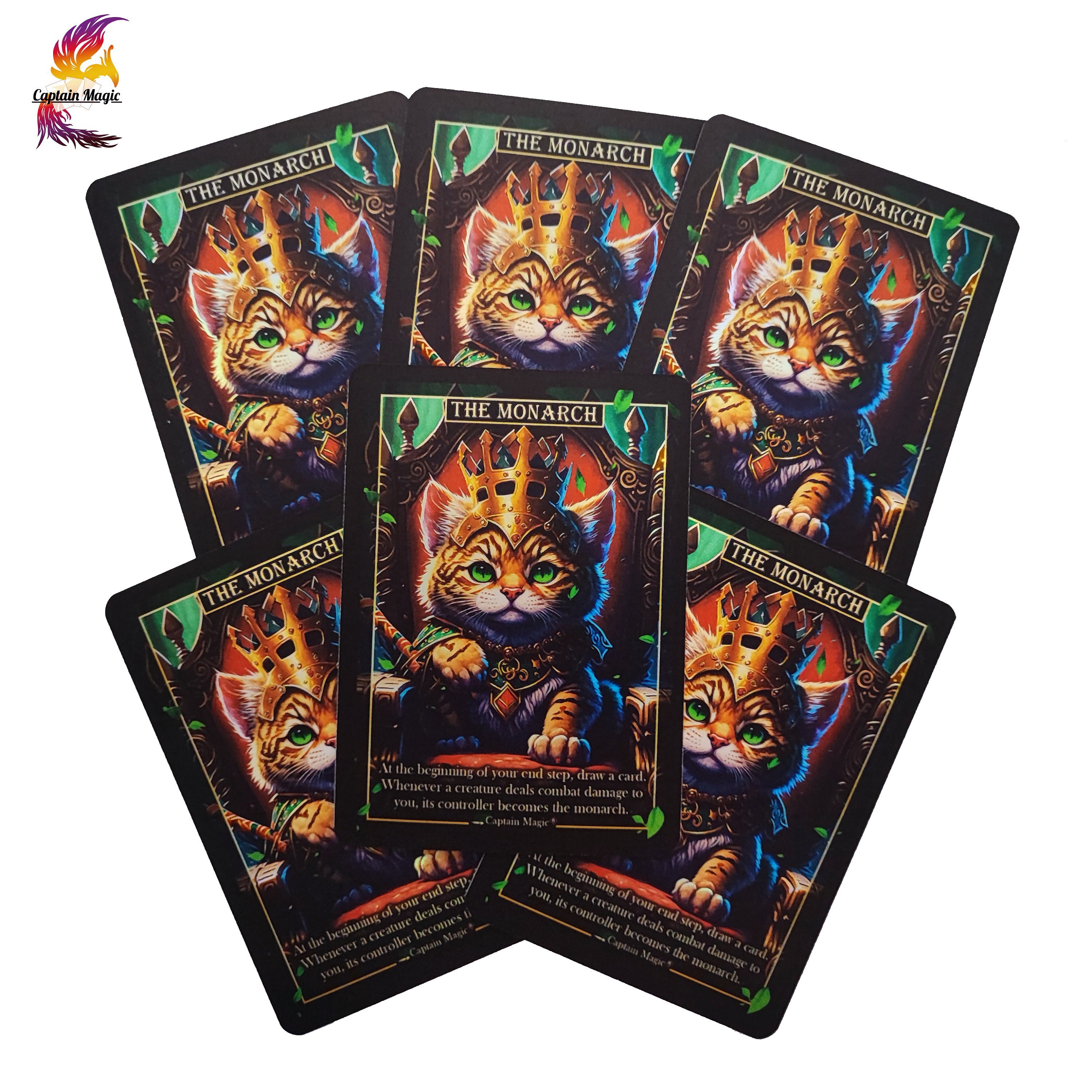 The Monarch Token Le Monarque Jeton MTG Magic the Gathering Custom Card ...