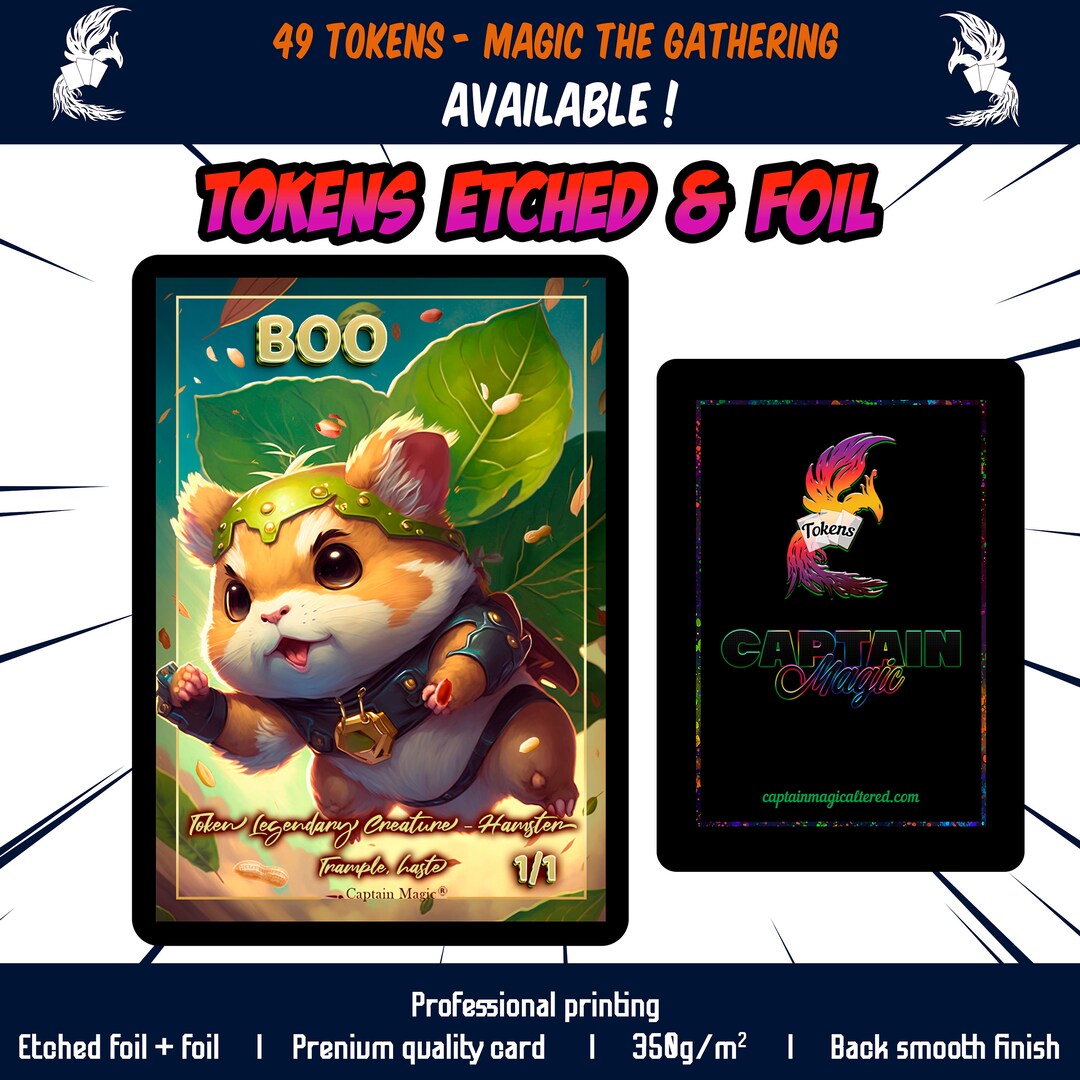 Boo Token (1/1) Trample, Haste - Bouh Jeton - MTG - Magic the Gathering ...