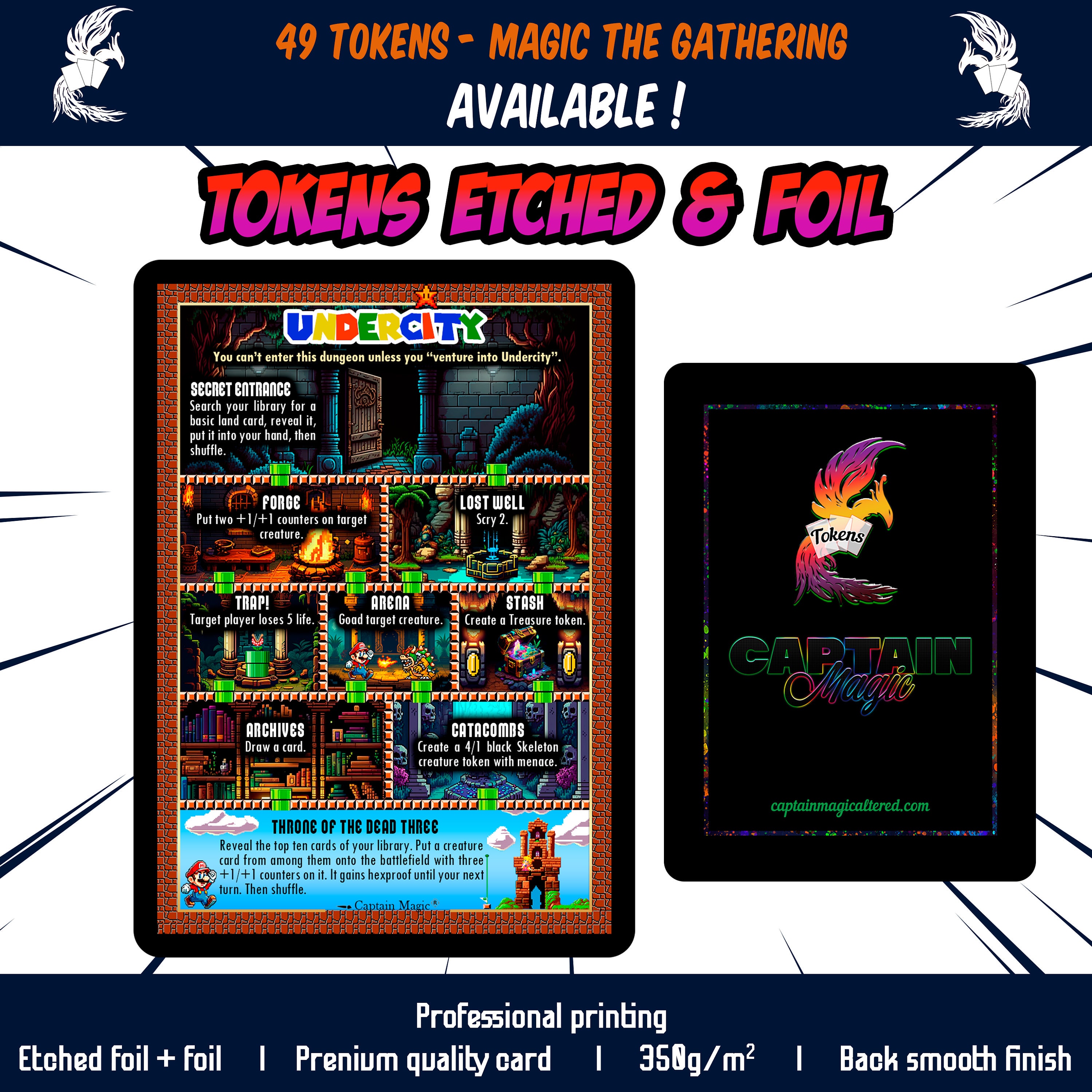 Undercity Token - Les Souterrains Jeton - MTG - Magic the Gathering ...