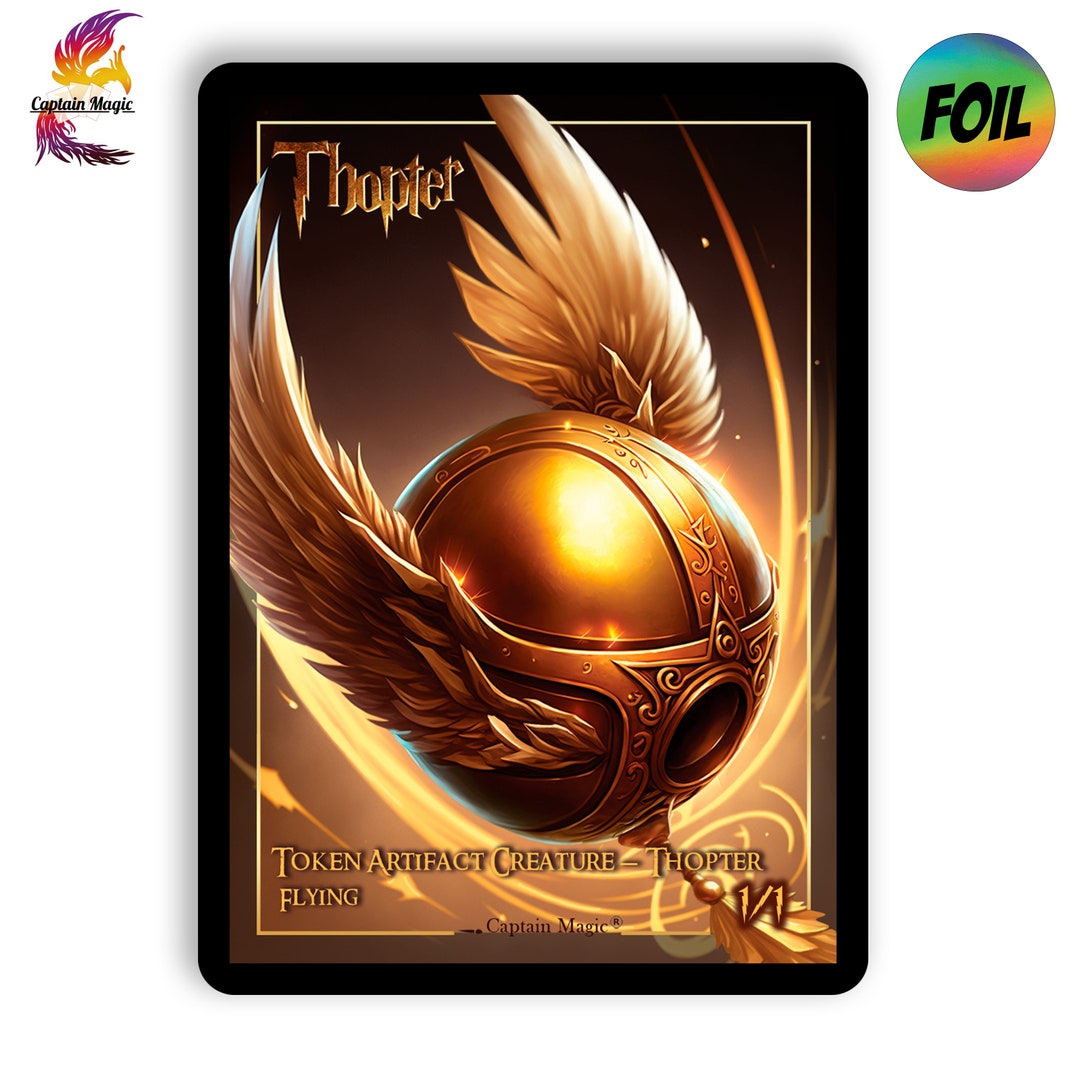 Ficha de tóptero 1/1 Volador Mécanoptère jeton MTG - Etsy España