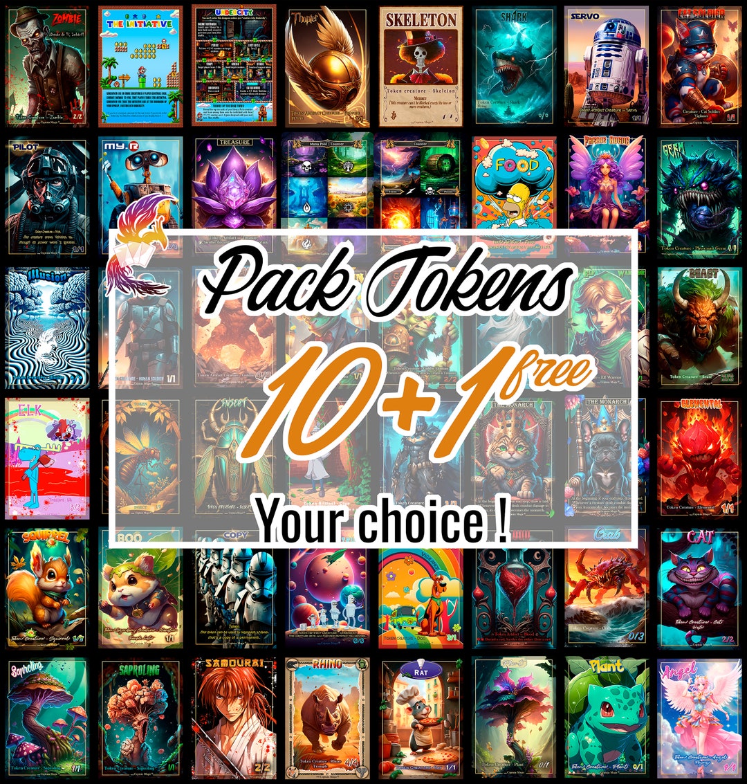 Pick 11 Tokens of Your Choice Lot De 11 Tokens MTG Magic the Gathering ...