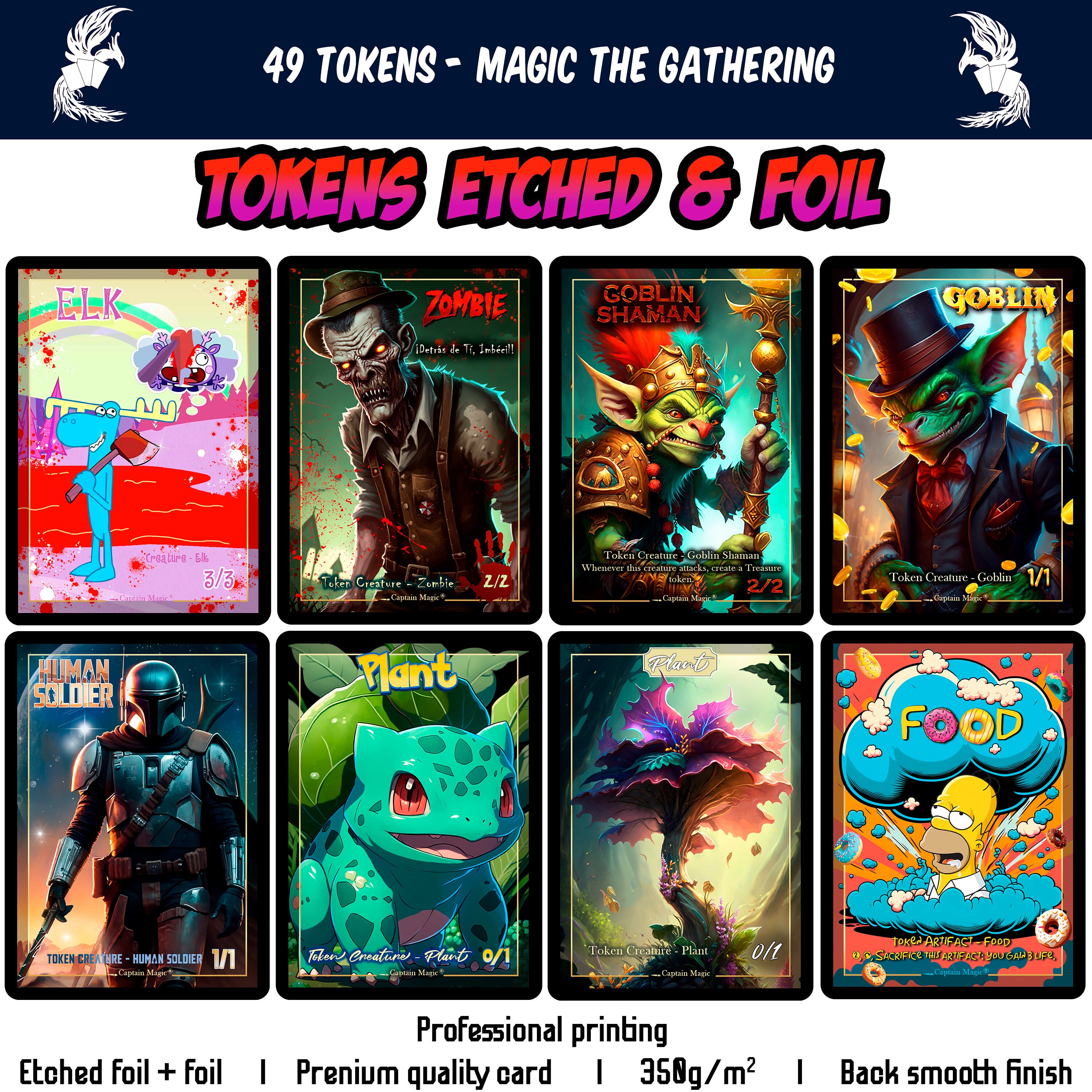 Pick 11 Tokens of Your Choice Lot De 11 Tokens MTG Magic the Gathering ...